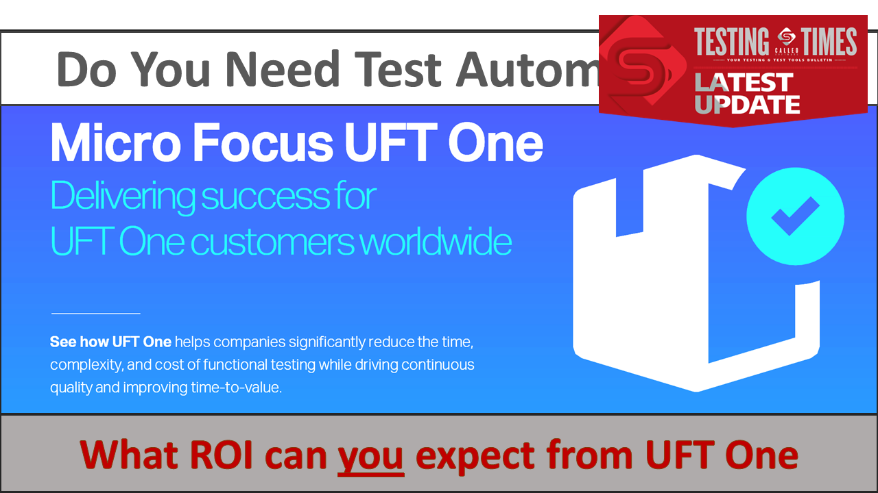 What ROI Can You Expect from UFT One? - Calleo Software